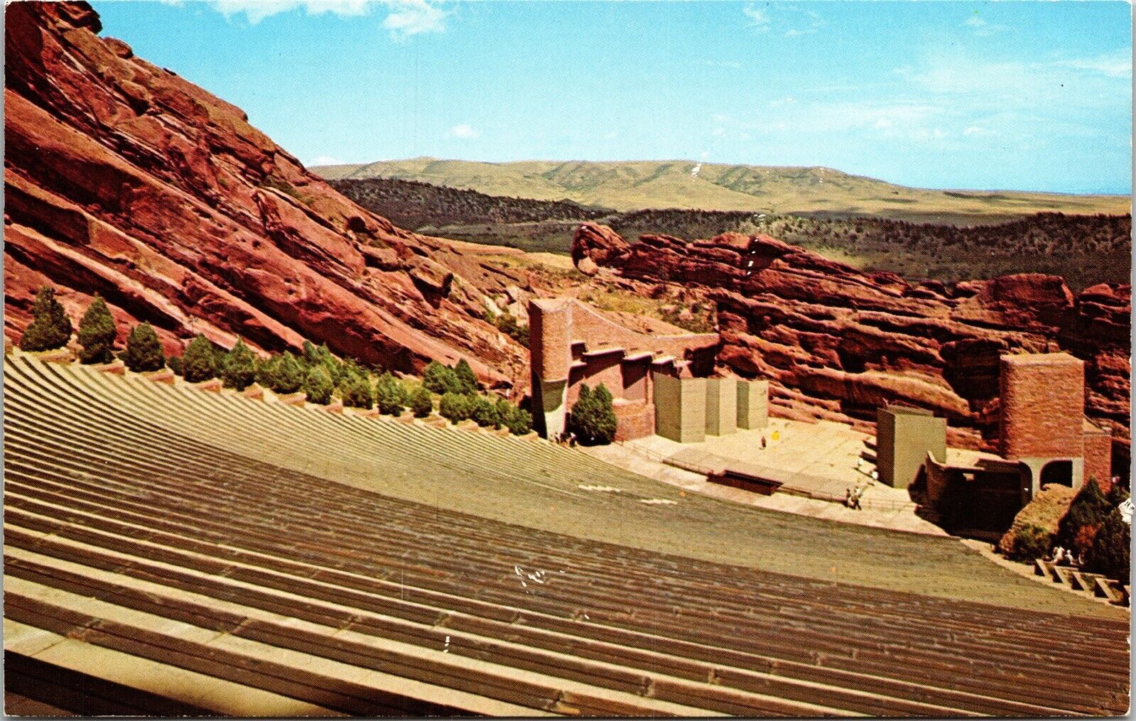 Stage Amphitheatre Red Rocks Park Colorado Co View Hogback Mountain ...