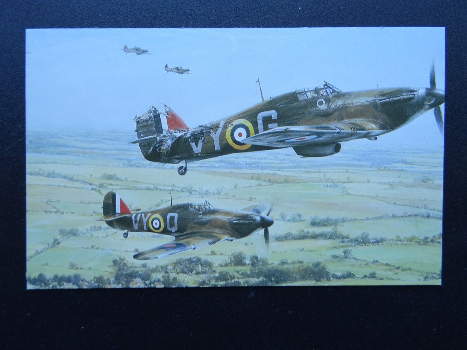 WW2 Allied Forces MILITARY RAF AIRFORCE SPITFIRE / HURRICANE x 10 REPRO Postcard | Other ...