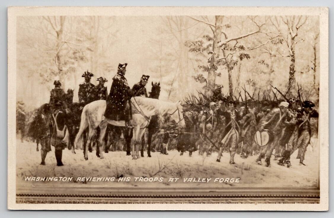 Washington Reviewing His Ragged Army Photo of Art By William Trego ...