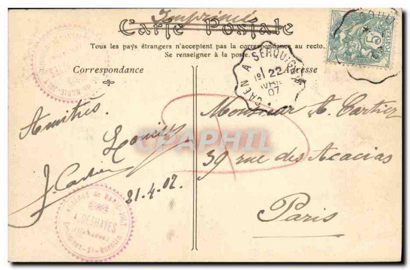 Old Postcard surroundings Entree Cliff Tomb of Marie Joly | Europe ...