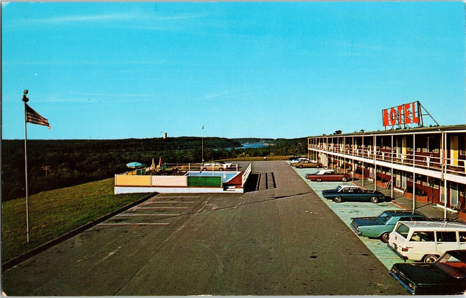 Panorama Motor Lodge Bourne Bridge Rotary Route 28 Mass Cape Cod ...