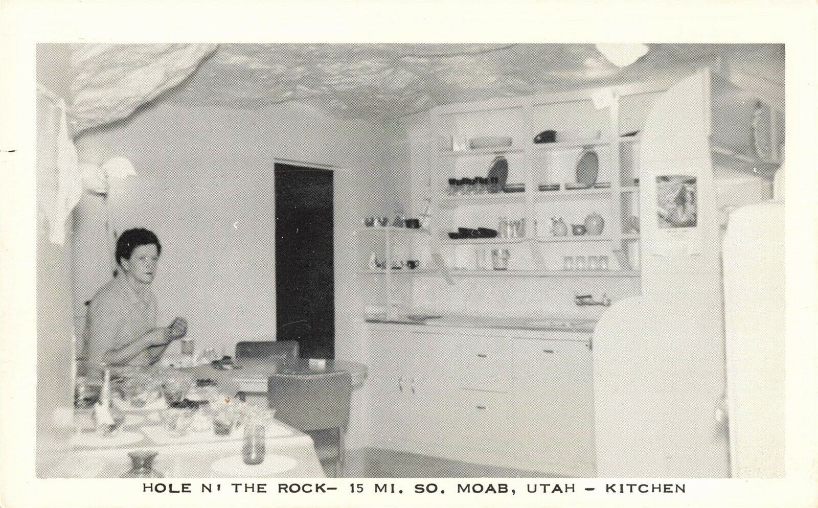 Kitchen at Hole in The Rock Moab, Utah RPPC 2T5-217 | United States ...