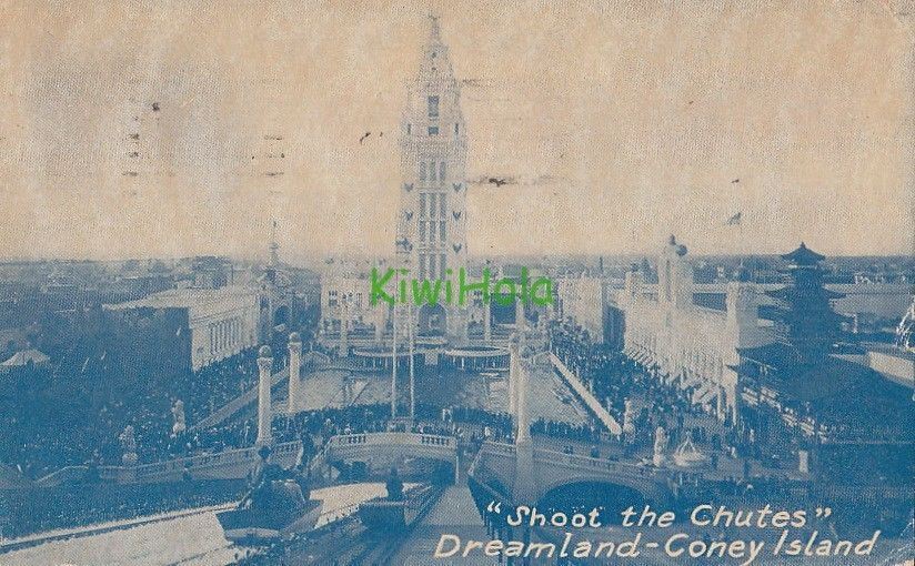 Postcard Shoot The Chutes Dreamland Coney Island NY 1910 | United ...