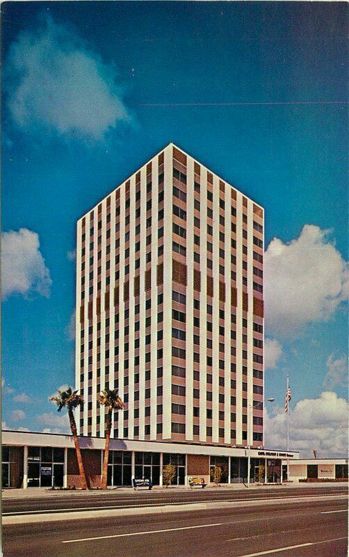 Del Webb Building Central Avenue 1950s Postcard Phoenix Arizona 3794 ...