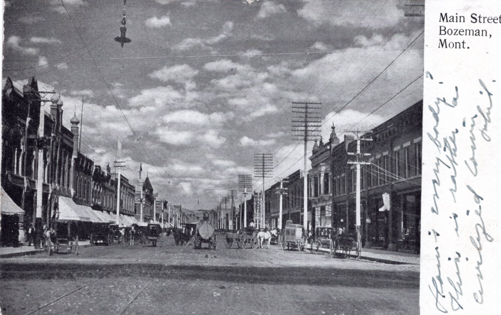 Main Street, Bozeman, Montana, Pre-1907. | United States - Montana ...