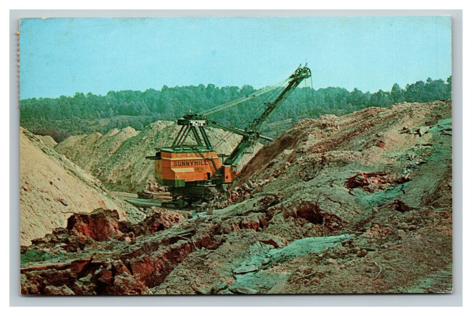 Vintage 1969 Postcard Southeastern Ohio Strip Mining Earth Mover ...