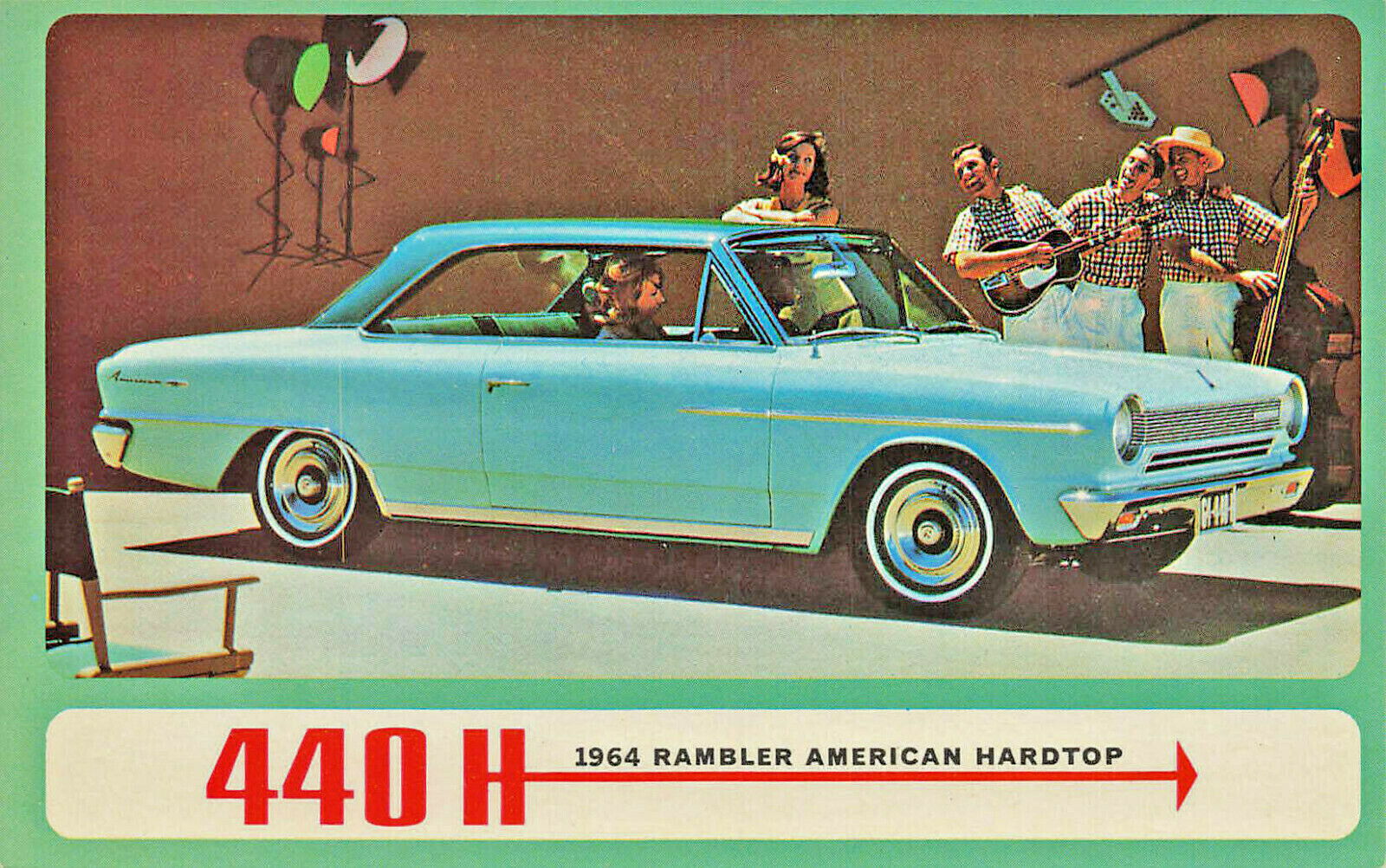 1964 Rambler American Hardtop Rambler Model 440 H Postcard | Topics ...