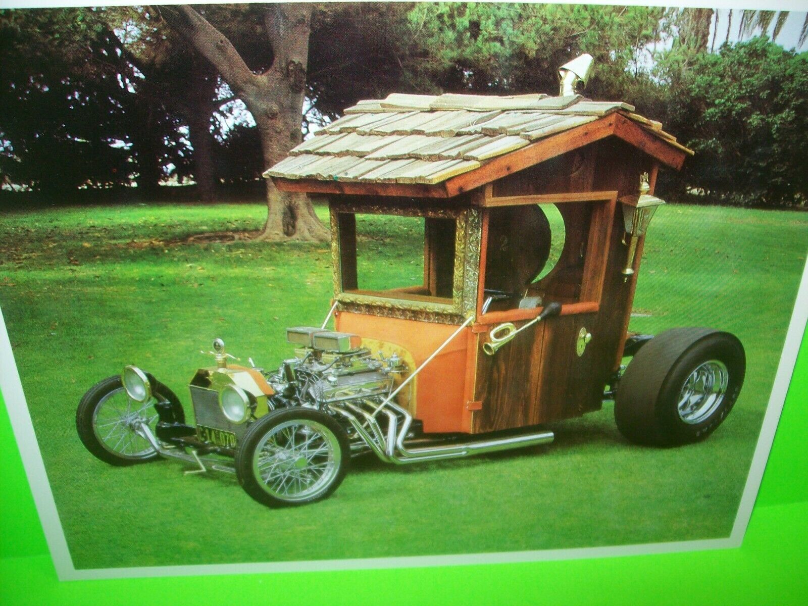 Outhouse Hot Rod Race California Show Car Original Photo Print Jay ...