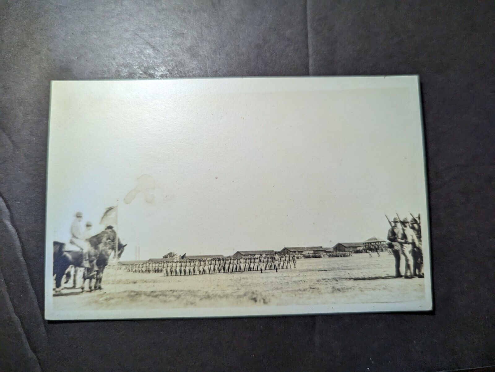 Mint USA Military RPPC Postcard Infantry Soldiers Lined Up Marching ...