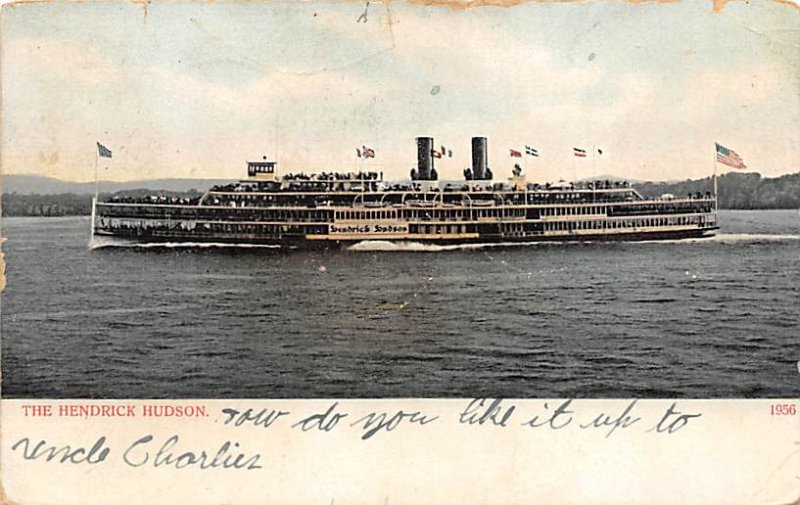 Hendrick Hudson River Steamship Hudson River Day Line Ferry Boat Ship ...