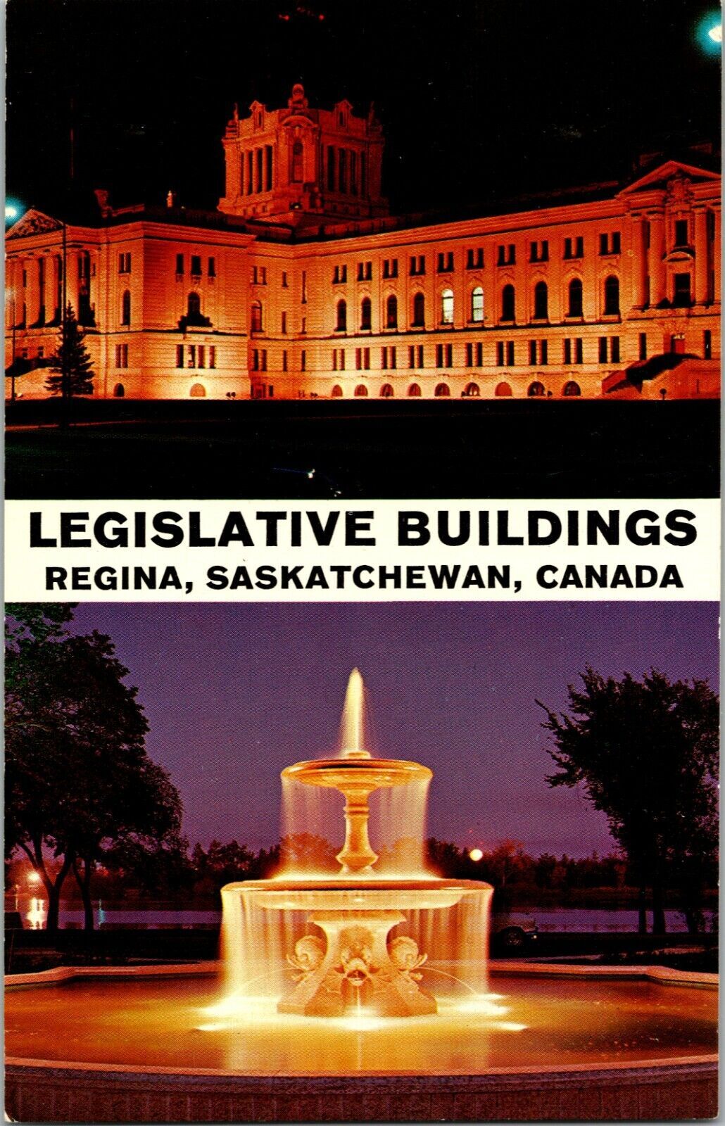 1960s Vintage Postcard Legislative Buildings Regina SK Queen City ...