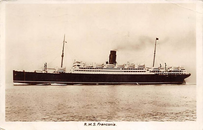 RMS Franconia Cunard Line Ship 1960 | Topics - Other, Postcard ...