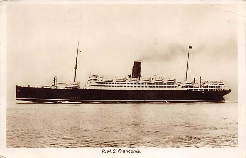 RMS Franconia Cunard Line Ship 1960 | Topics - Other, Postcard ...