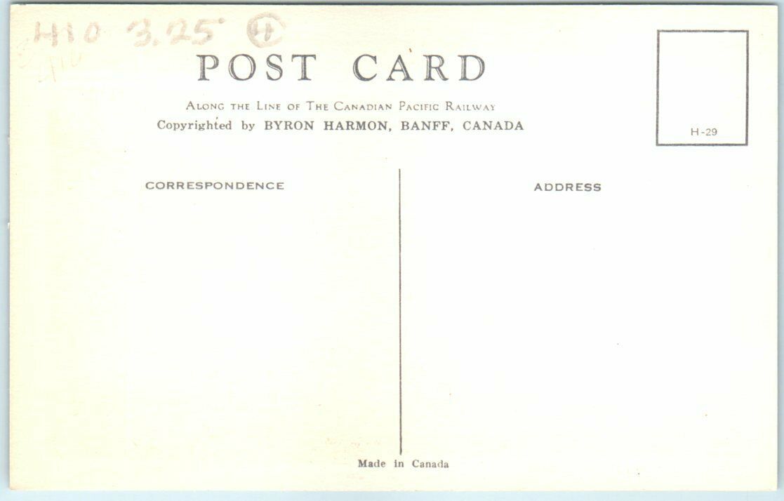 Postcard - Field Hill, Yoho National Park, Field, British Columbia ...