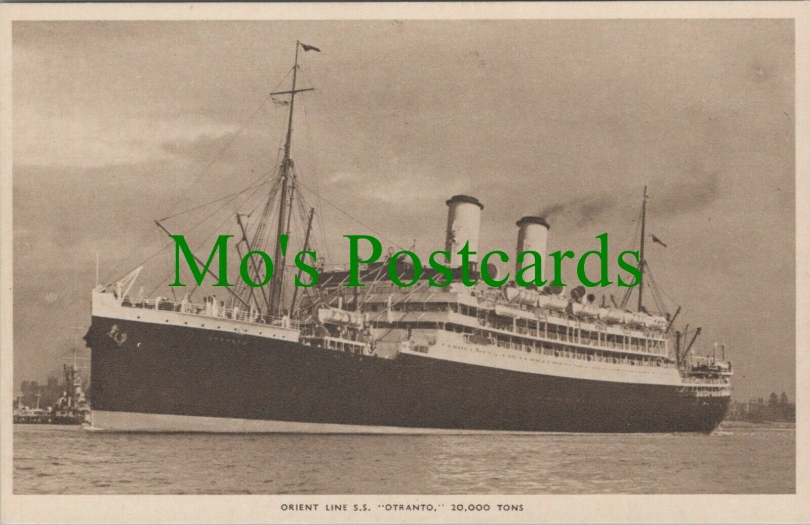 Shipping Postcard - On Board The Orient Line S.S."Otranto" RS26749 ...