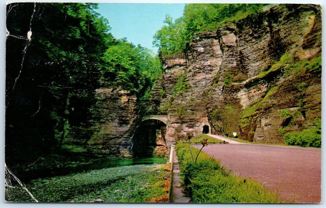 Sentry Bridge, Entrance Tunnel, Watkins Glen State Park - Watkins Glen ...