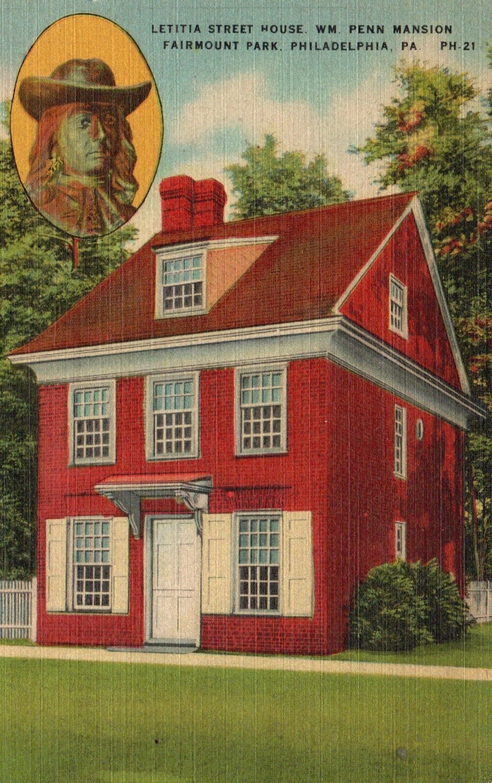 Philadelphia, PA, Letitia Street House, William Penn Mansion, Old ...