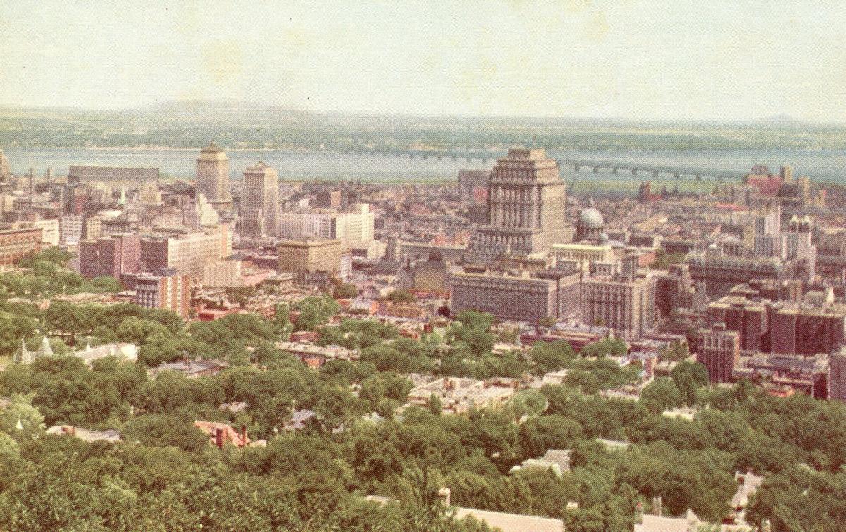 Canada - Montreal. Aerial View of City | Canada - Quebec - Montreal ...