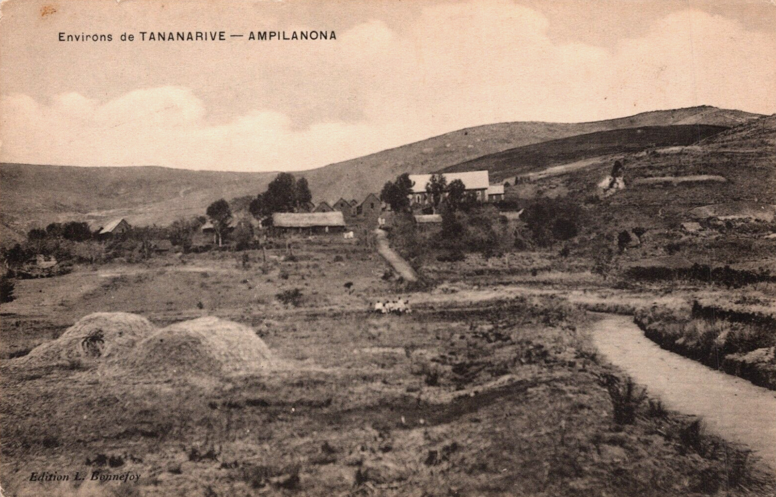 Madagascar Environs de Tananarive Ampilanona Vintage Postcard C348 ...