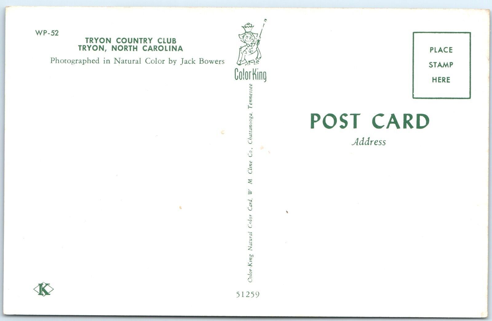 c1950s Tryon, NC Country Club Golf Course Jack Bowers 3 Wheel Golf Cart ...