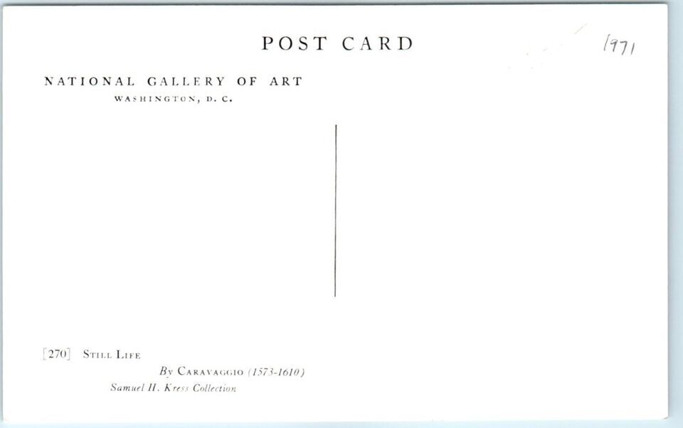 M-110275 Still Life by Caravaggio National Gallery of Art Washington DC ...