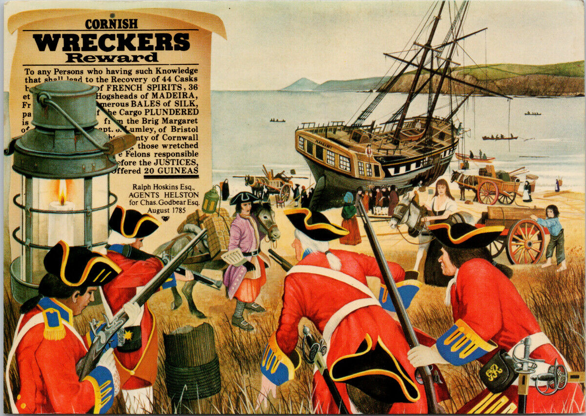 Cornish Wreckers Reward Shipwreck Ship Boat Unused Postcard C7 | Other ...