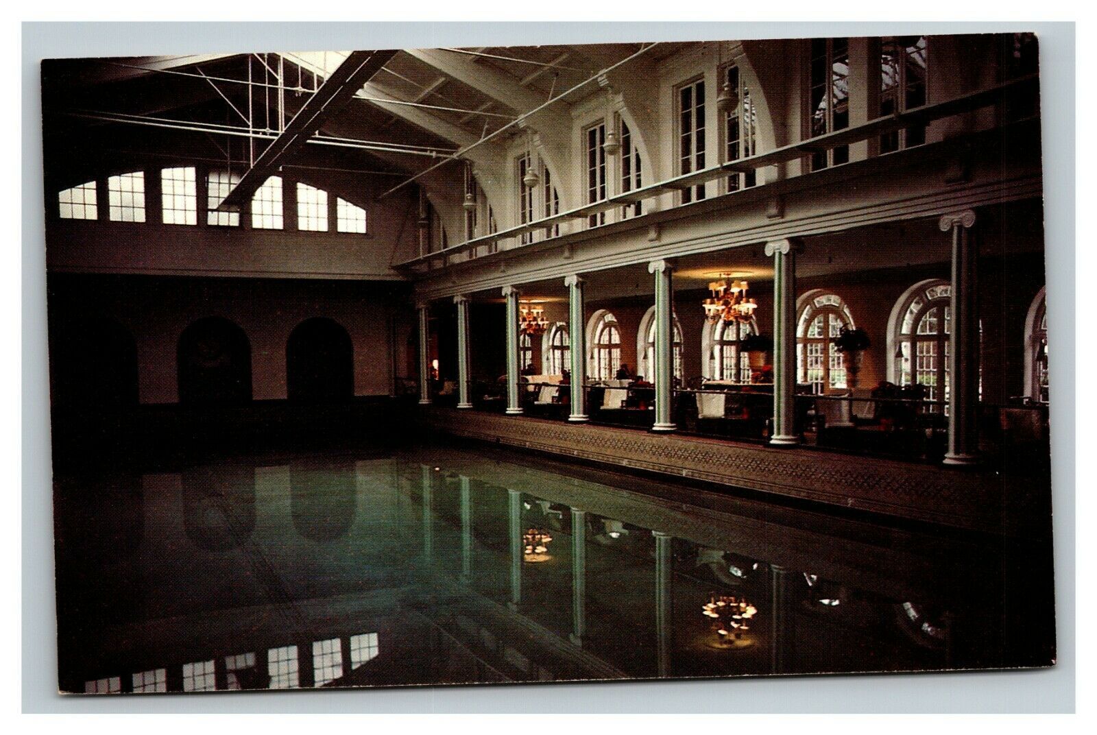 Vintage 1960's Postcard The Greenbrier White Sulphur Springs West ...