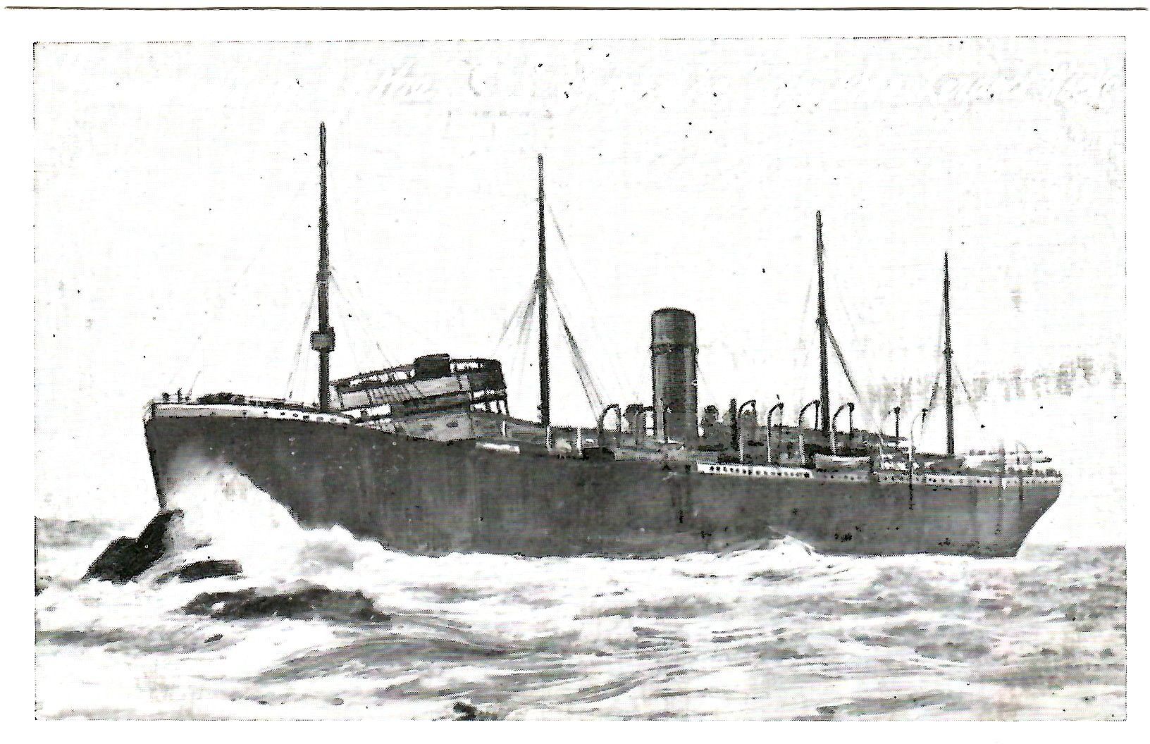 Grounding of the White Star Liner SS Suevic on the Lizard Rocks 1907 ...