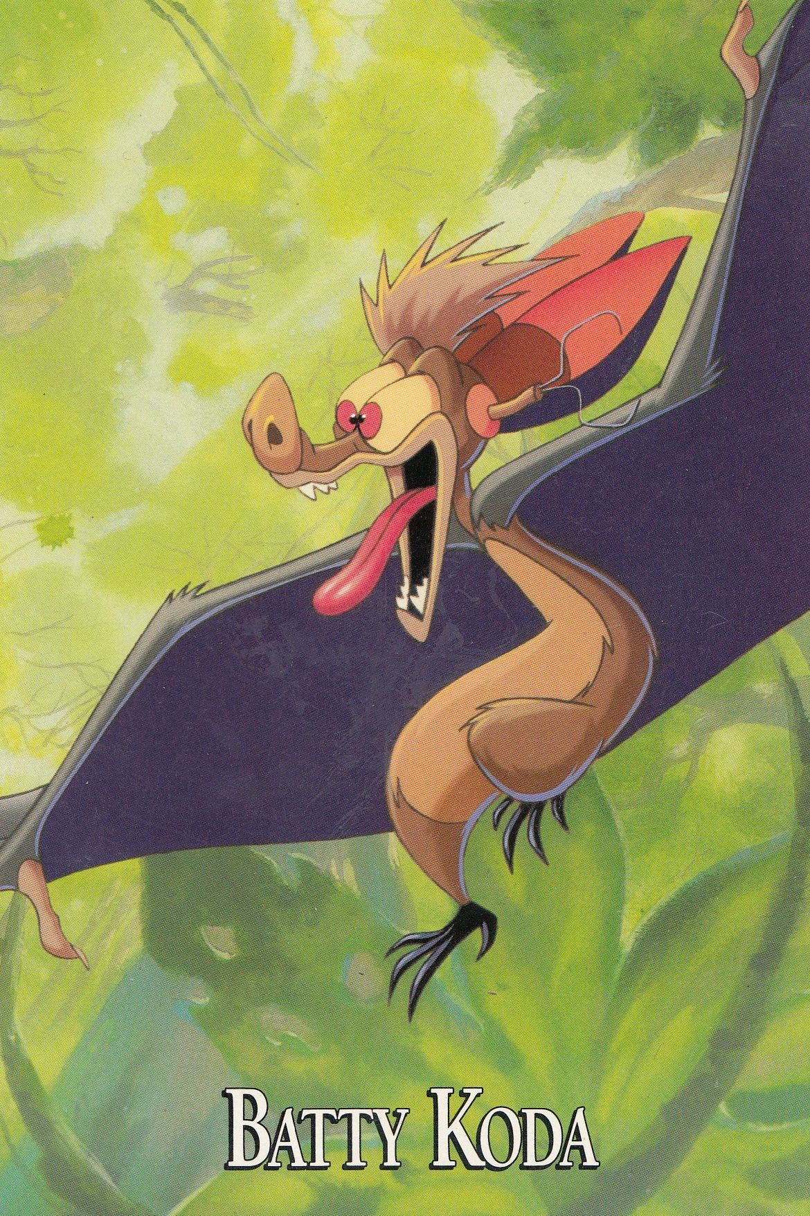 Batty Koda The Last Rainforest Fairy Musical Cartoon Postcard | Topics ...
