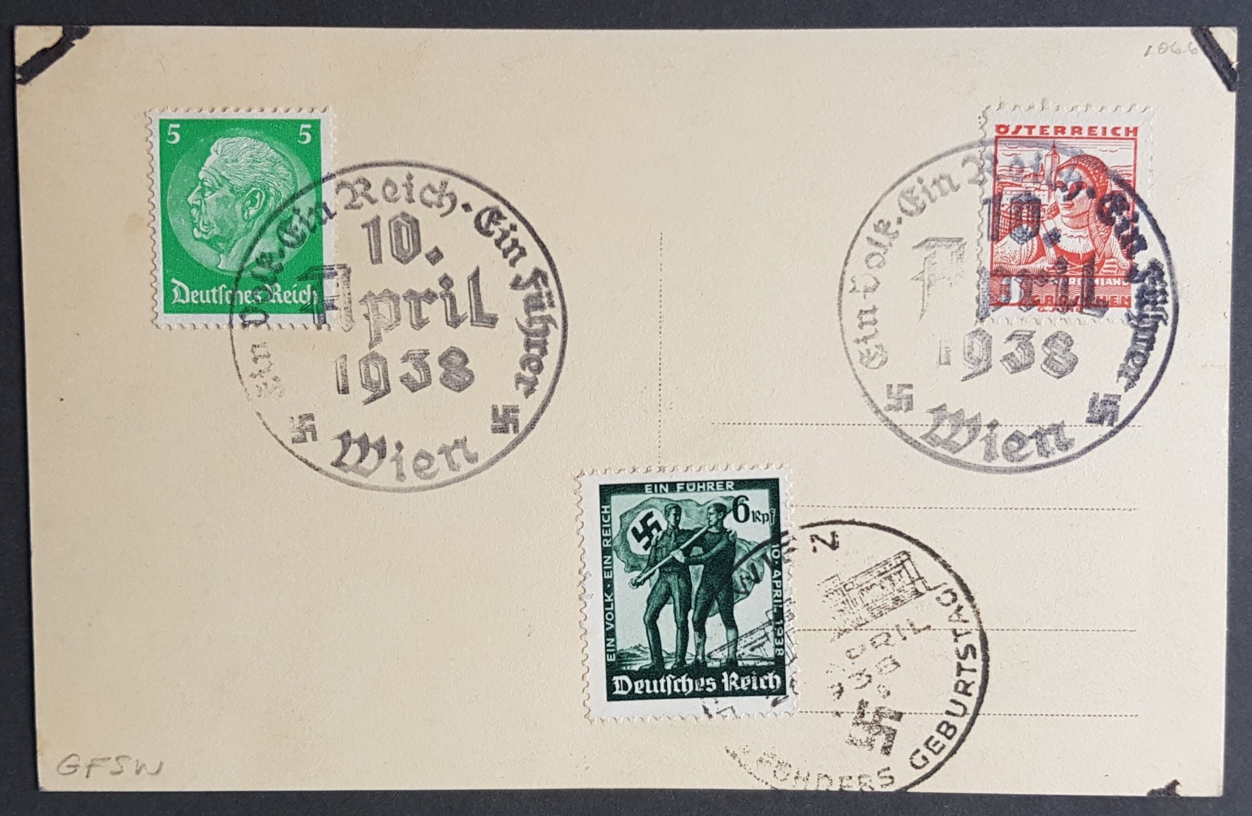 Germany Third Reich Original Nazi Postcard Fuhrer Adolf Hitler | Topics ...