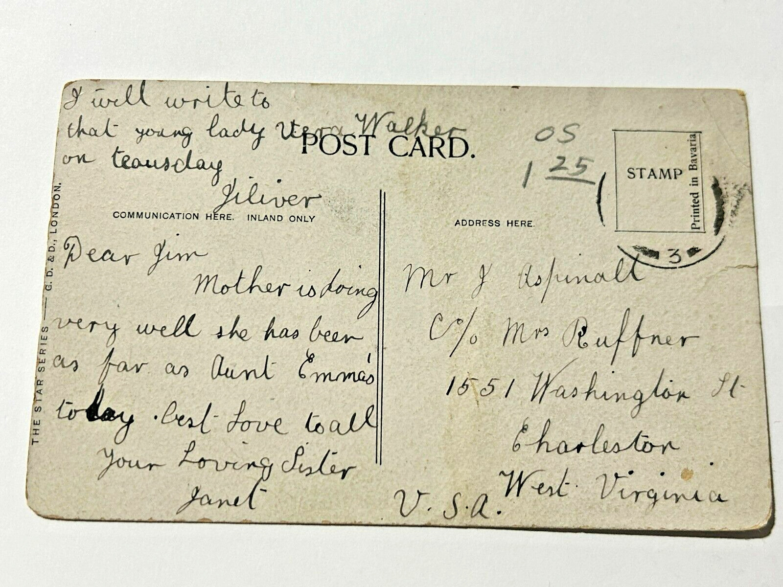 HMS Drake Cruiser Ship Royal Navy Vintage Postcard WWI Era w/ Admiral ...