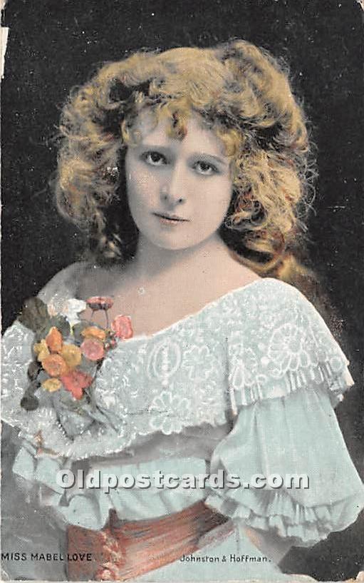 Miss Mabel Love Theater Actor / Actress 1905 | Topics - Entertainment ...