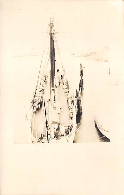 USS Patterson Sail Boat Military Ship, Real Photo Unused | Topics ...