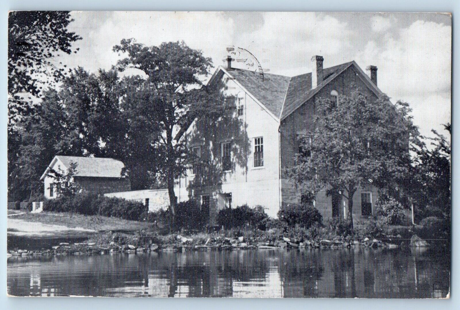 Nauvoo Illinois Postcard Nauvoo House Herlad House Lewis Bidamon 1960 ...