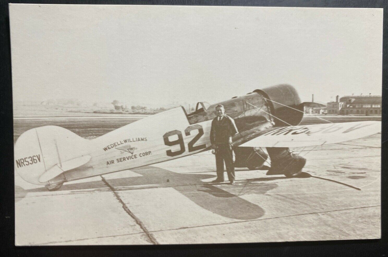 Mint RPPC Real Picture Postcard Early Aviation Bendix Trophy Race ...