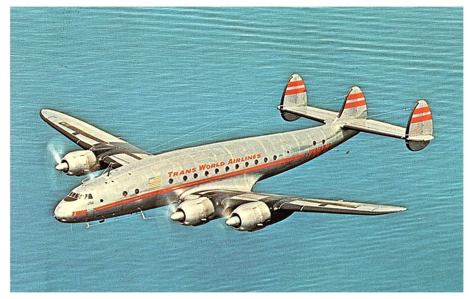 TWA Trans World Airlines Lockheed L-749A Constellation Airplane ... TWA Trans World Airlines Lockheed L-749A Constellation Airplane ...