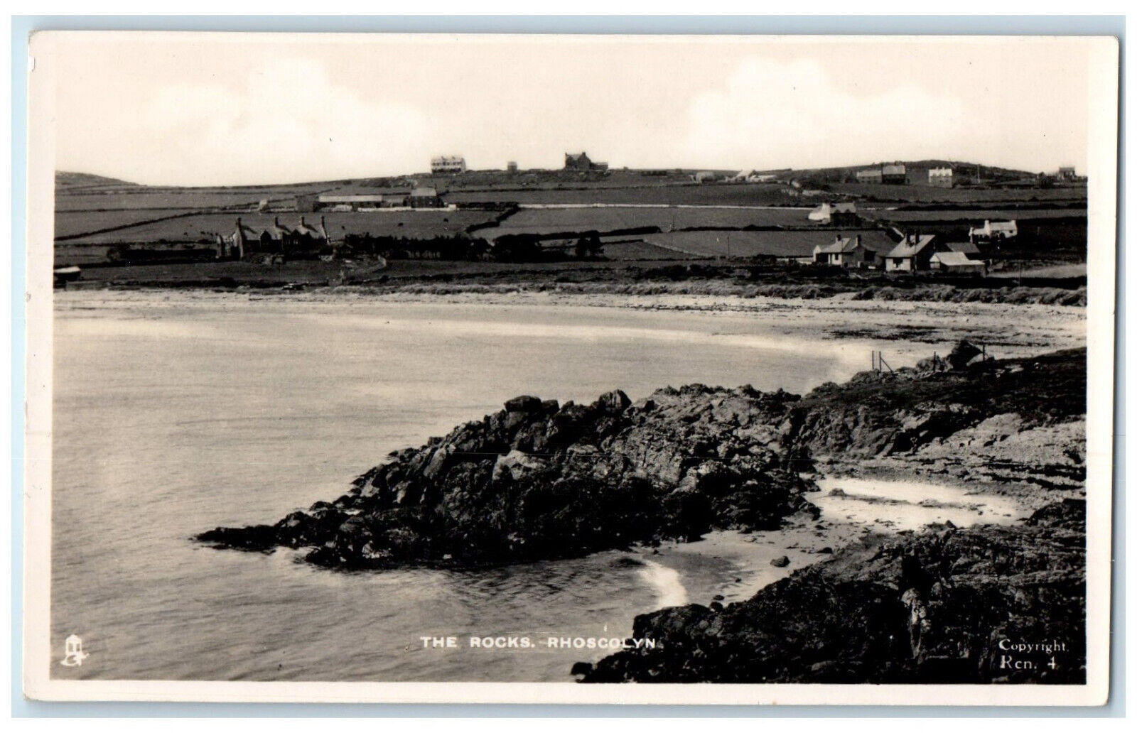 c1930's The Rocks Rhoscolyn Holy Island Anglesey Wales RPPC Photo ...