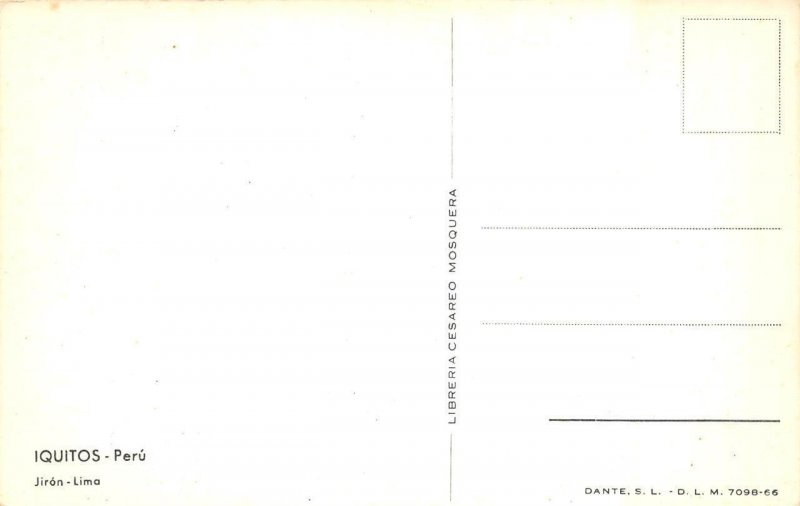 2~4X6 Postcards IQUITOS, Maynas Peru STREET SCENE~Downtown & RIVER VIEW ...