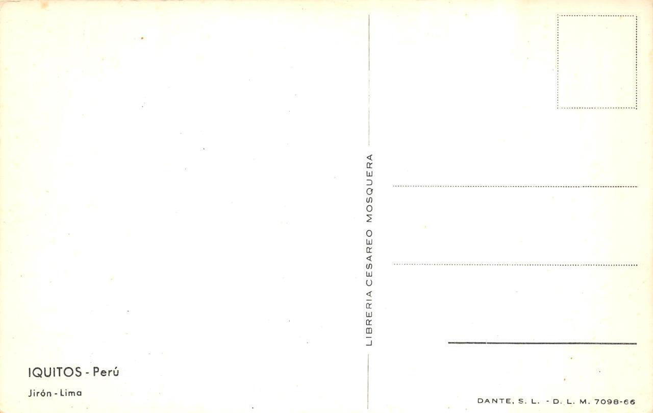 2~4X6 Postcards IQUITOS, Maynas Peru STREET SCENE~Downtown & RIVER VIEW ...