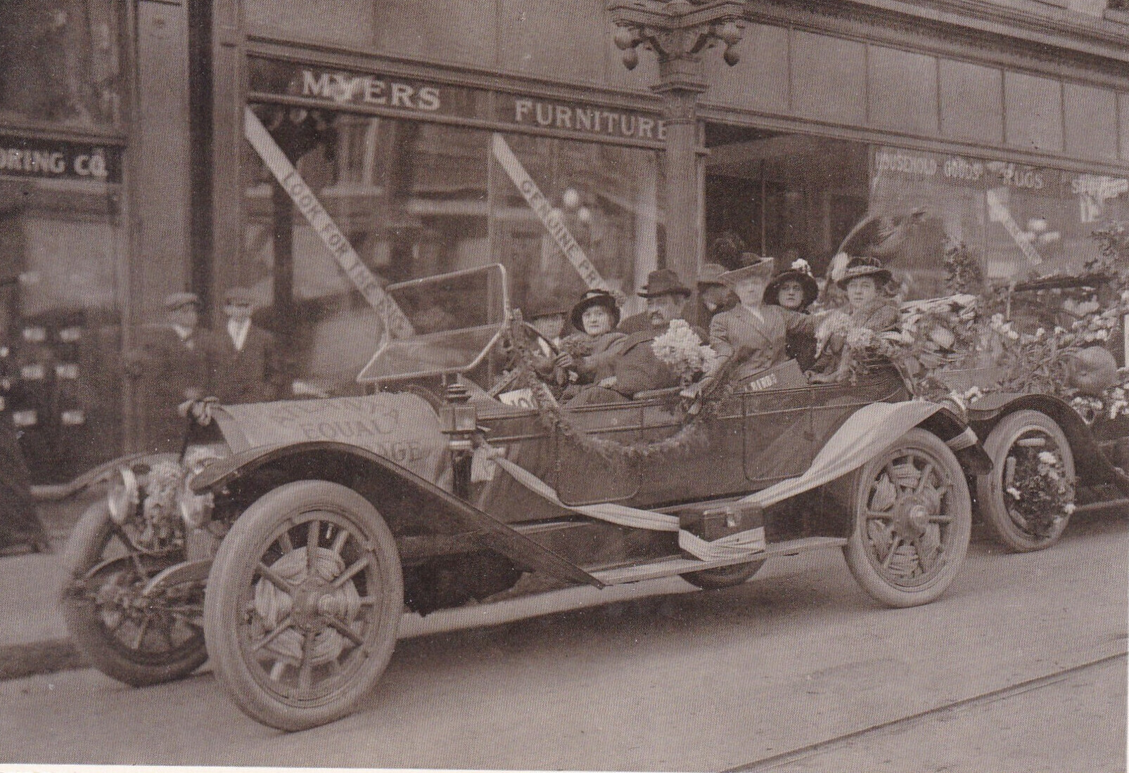 Georgia Atlanta Civic Parade Atlanta's Equal Suffrage Float Circa 1913 ...