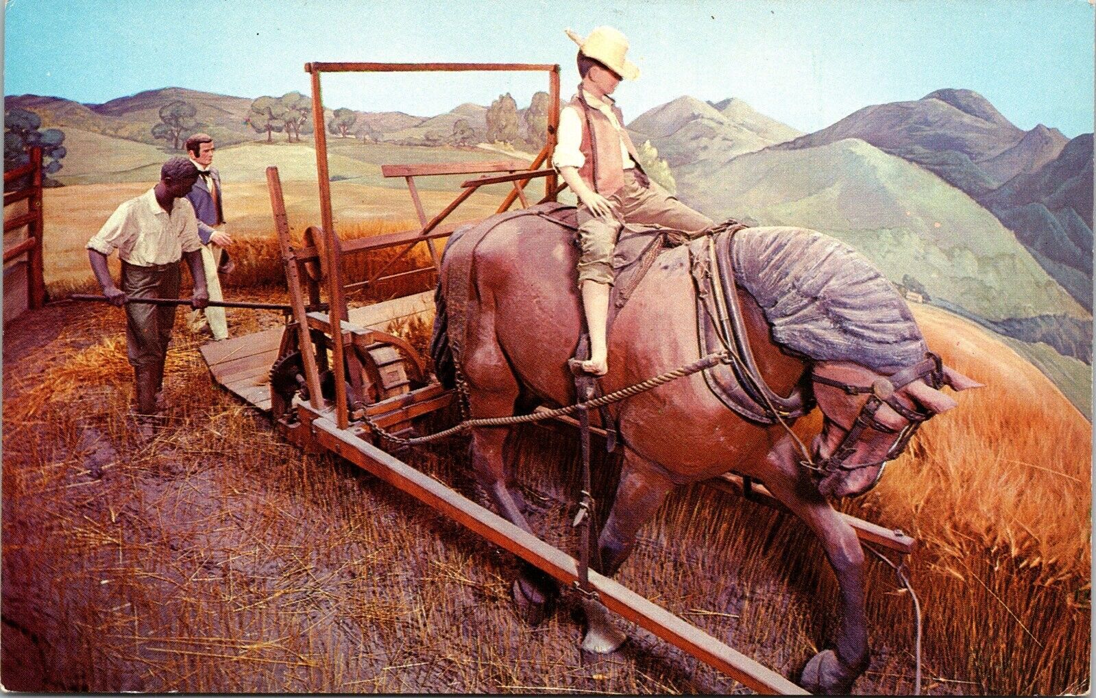 First Reaper Life Size Reproduction Cyrus McCormick Museum Science ...