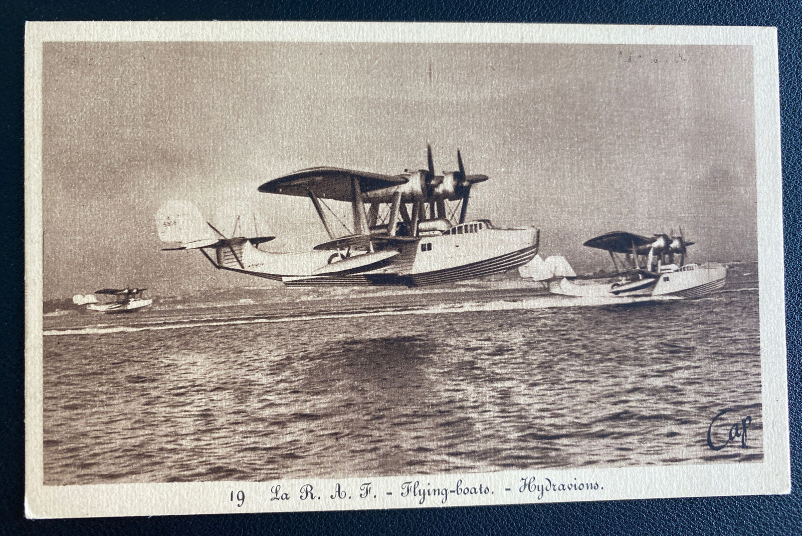 Mint England Real Picture Postcard Royal Air Force RAF Flying Boats ...