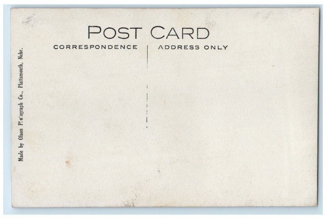 1908 John Shively Home Tornado Cyclone Disaster Geneva NE RPPC Photo ...