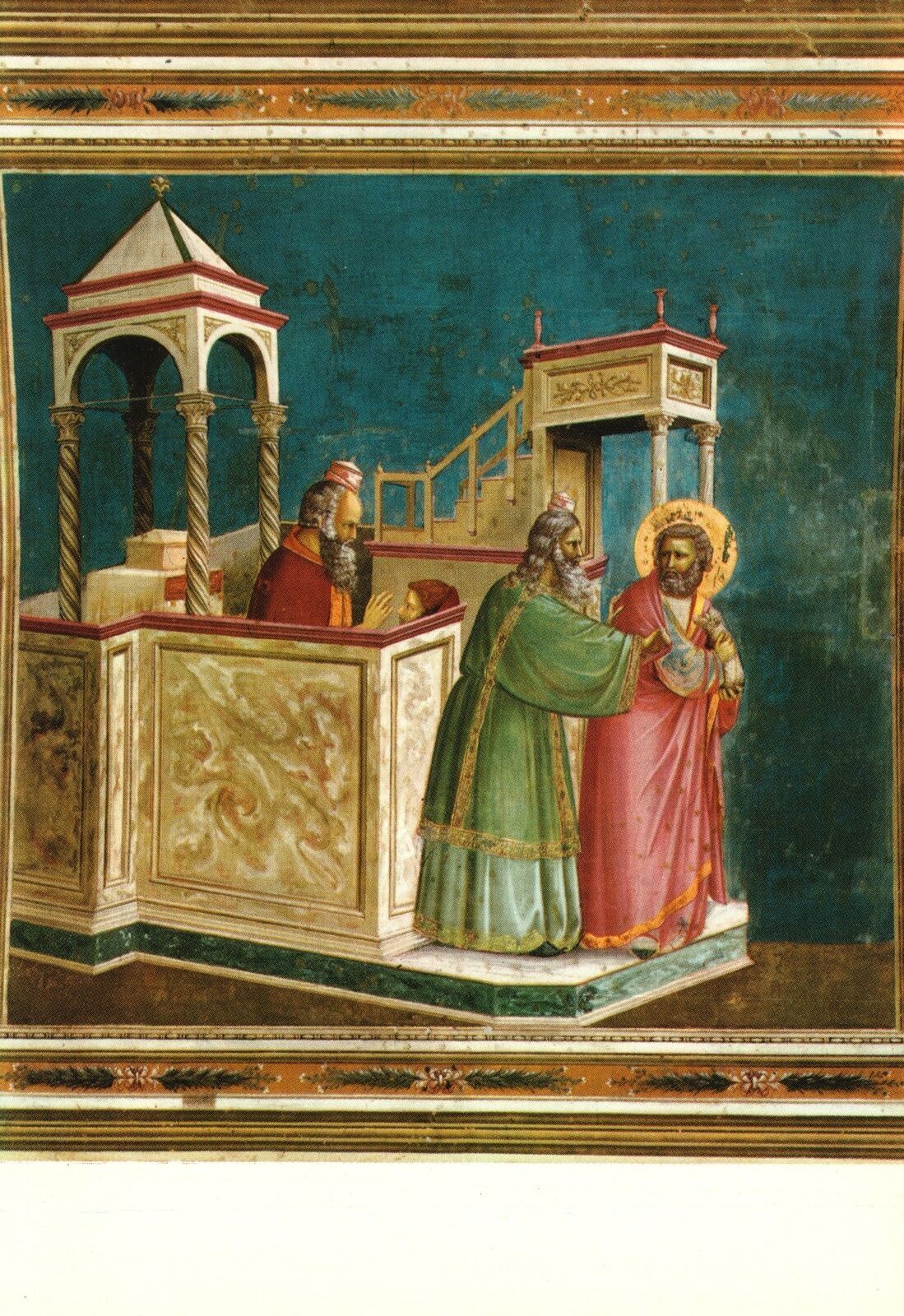 Postcard Joachim Is Driven From The Temple Padova Capella Degli ...