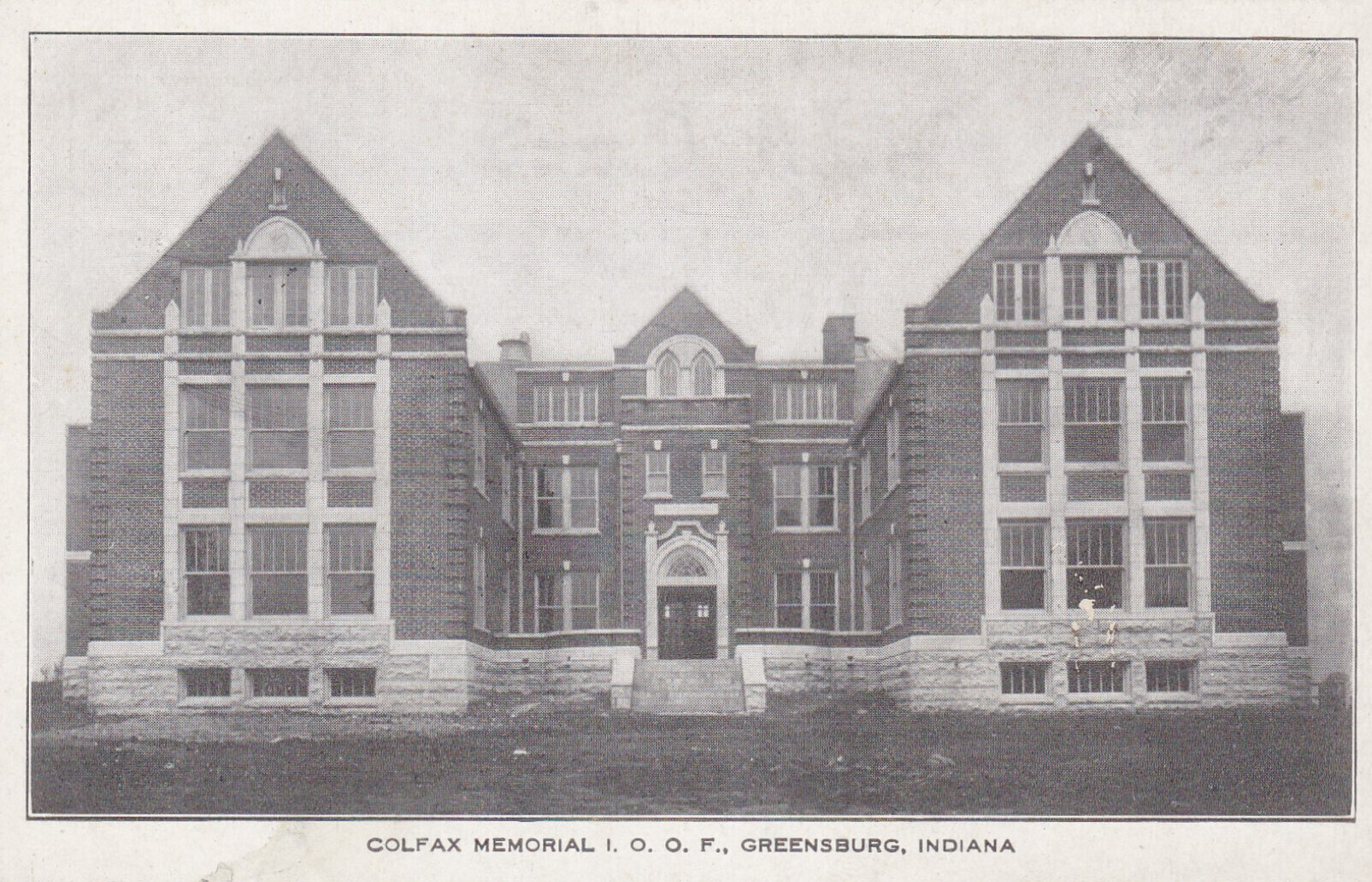 Indiana Greensburg I O O F Colfax Memorial | United States - Indiana ...