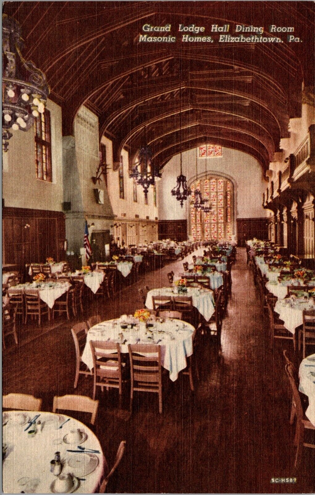 PC Grand Lodge Hall Dining Room Masonic Home Elizabethtown Pennsylvania ...
