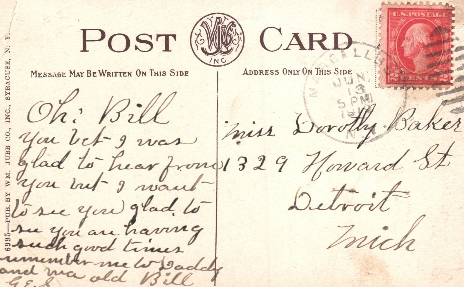 Vintage Postcard 1919 Inspection Of Police Clinton Square Syracuse New ...