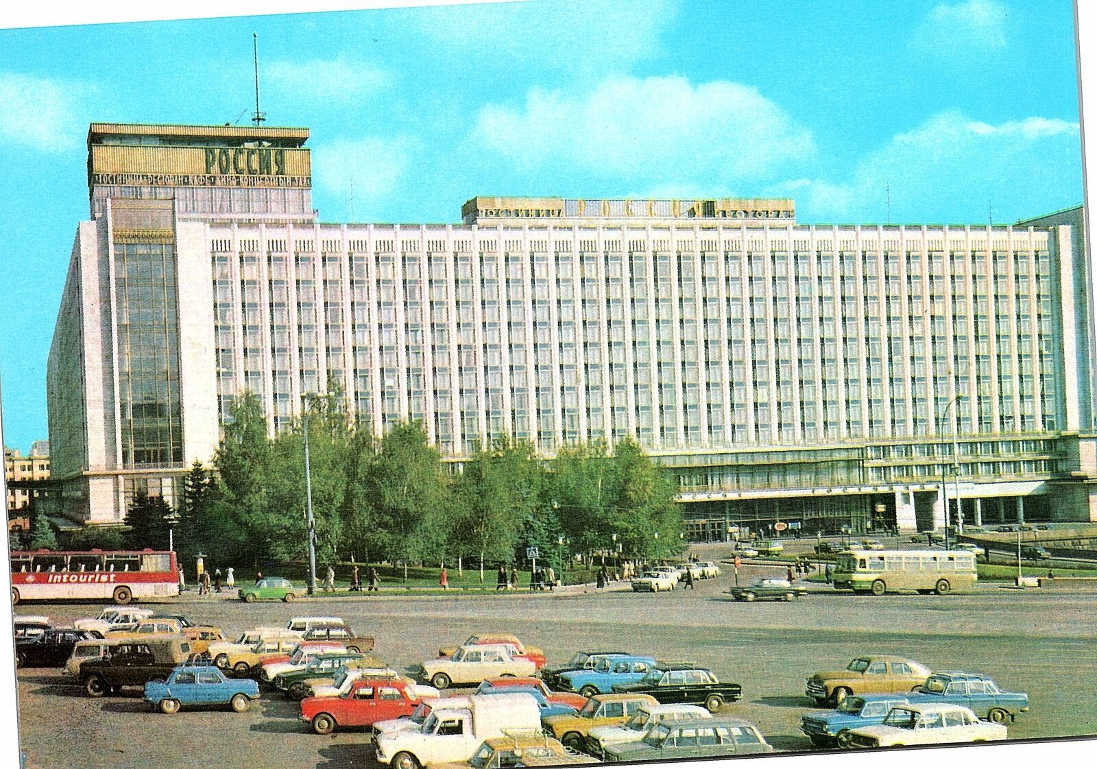 Vintage Continental Size Postcard Moscow Parking LOT 1970s | Other ...