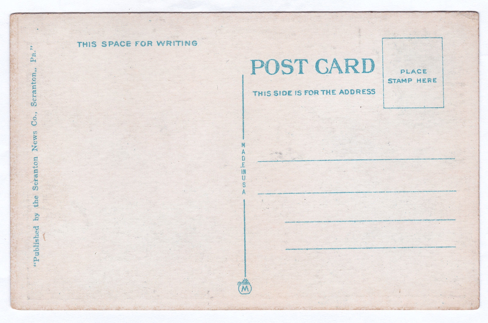 RARE 1915-1930 Scranton PA Life Building Antique White Border Scranton ...