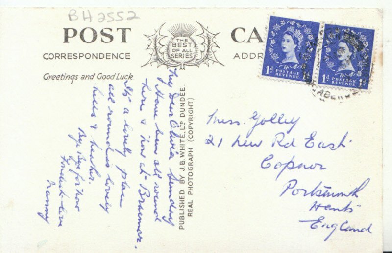 Scotland Postcard - Balmoral Castle and Gardens - Real Photograph - Ref ...